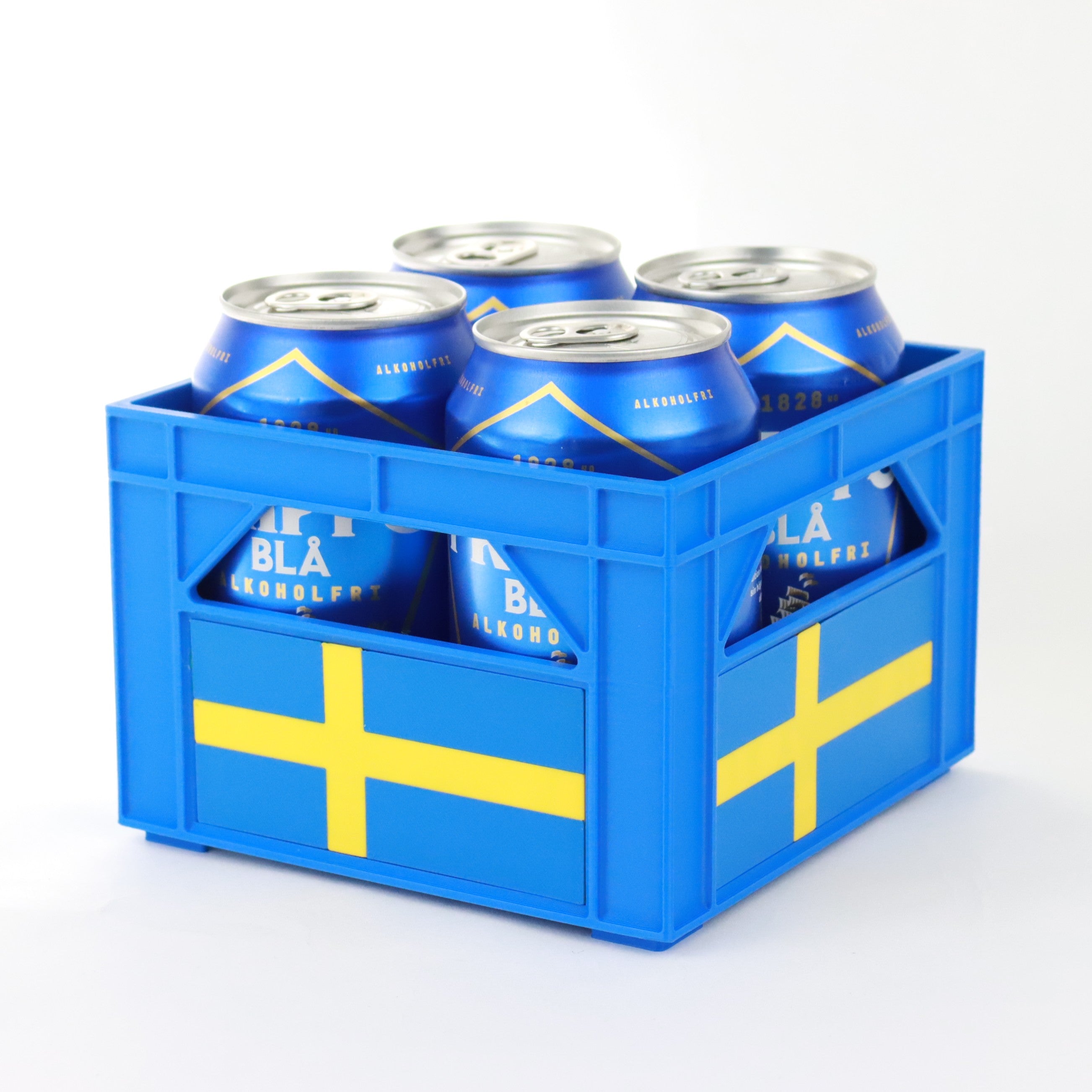 Mini Ölback Sverige – Rymmer 4 burkar & stapelbar – Manicken